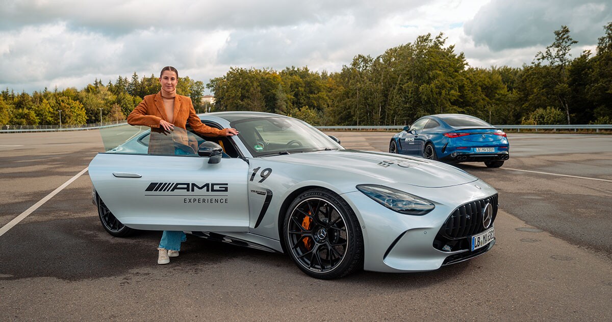 She’s Mercedes AMG Driving Retreat